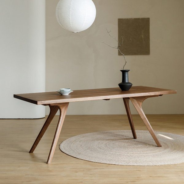 Greyleigh Italian Modern Fashion Minimalist Dining Table Rectangular 33.46'' W Dining Table ...